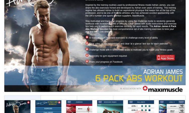 Adrian James 6 Pack Abs - Web Design High Wycombe